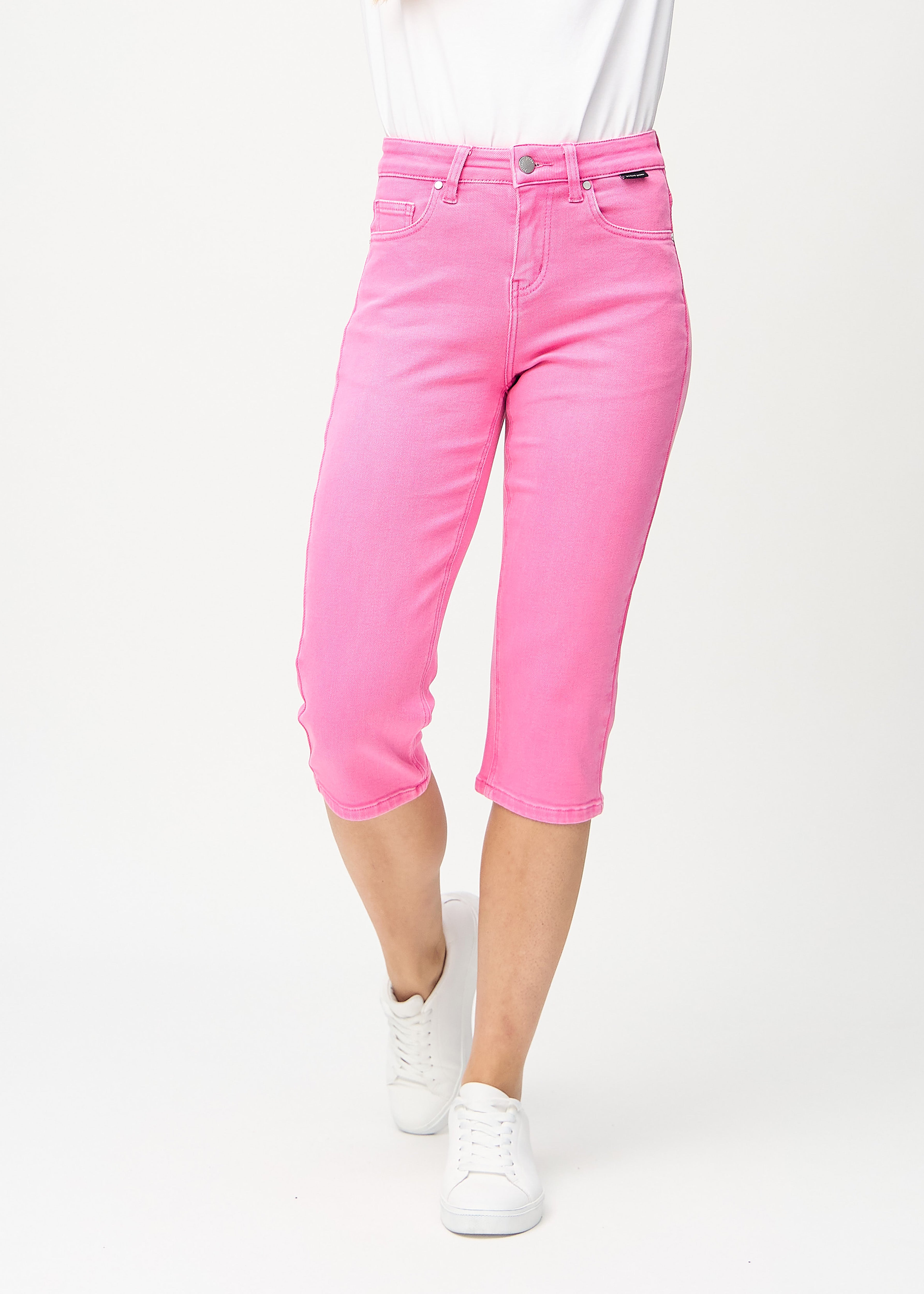 Flamingos™ Regular Pastel Capris - Pink - Women | Perfect Jeans